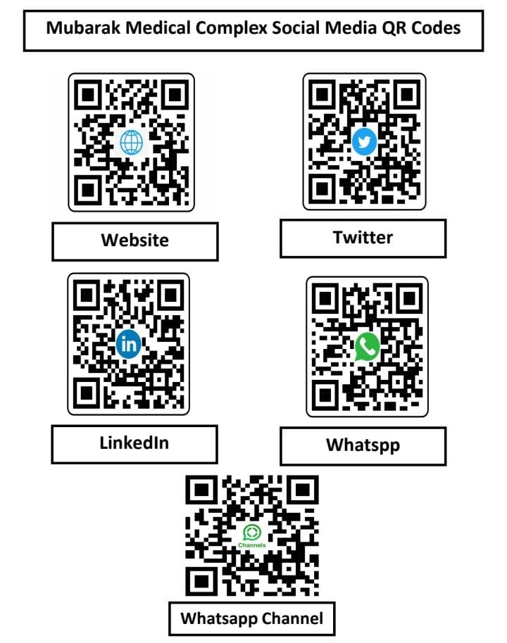 QR Codes – Mubarak Medical Complex